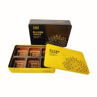 China Factory Durian Mooncake Promotional Gift Box Custom CMYK Printing Tin Can Holiday Souvenir Metal Packaging Food Grade Tin Box for sale