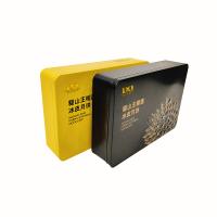 China Factory Durian Mooncake Promotional Gift Box Custom CMYK Printing Tin Can Holiday Souvenir Metal Packaging Food Grade Tin Box for sale