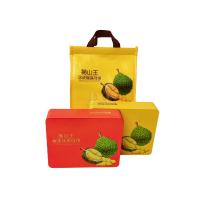 China Wholesale Custom 275*190*63mm Durian Mooncake Packaging Biscuit Metal Tin Box for Holiday Celebrations Gifts Food Cake Packaging for sale