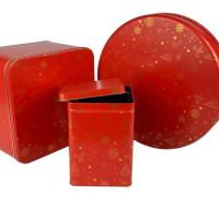 China FDA Round Square Rectangle Shape Luxury Tin Box Empty Gold Inner Coating Tinplate Promotional Gift Box Holiday Custom Packaging for sale