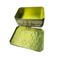 China Factory Direct Foshan Guangdong Tin packaging manufacturer Food-grade Embossed Tinplate Tin Box Cans Custom Low MOQ for sale