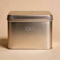 China Wholesale Customized CMYK Printed Food Grade Rectangular Metal Tin Box Packaging Box for Cookies Chocolate Candy Sweets Gift for sale