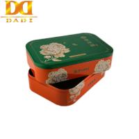 China Custom Double Layer Mooncake Tin Box Special Design Metal Gift Rectangular Box for Cookies Cakes Snacks Biscuits for sale