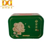China Custom Double Layer Mooncake Tin Box Special Design Metal Gift Rectangular Box for Cookies Cakes Snacks Biscuits for sale