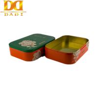China Custom Double Layer Mooncake Tin Box Special Design Metal Gift Rectangular Box for Cookies Cakes Snacks Biscuits for sale
