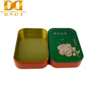 China Custom Double Layer Mooncake Tin Box Special Design Metal Gift Rectangular Box for Cookies Cakes Snacks Biscuits for sale
