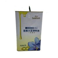 China DADI Guangdong 4 Liter Edible Oil Olive Oil Tin Can with Handle Food Grade for sale