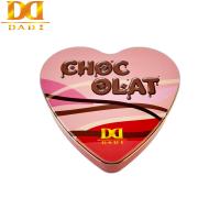 China Custom Heart Shaped Metal Tin Box for Food Packaging for sale