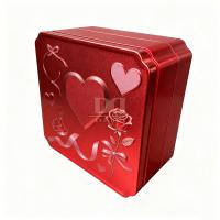 China Square Octagonal Tin Box Custom Brand Logo OEM ODM Thickening 26*26*7.8cm Tinplate Packaging High Quality Sturdy Storage Boxes for sale
