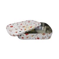 China Food Grade Rounded Corners Rectangular Tinplate Food Packaging Box Metal Printing Multi-Form Tin Box Souvenir Gift Container Jar for sale