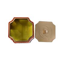 China Bulk Irregular Shape Tins 3D Containers for Snack OEM Double Layered Scented Tea Jar Matcha Powder Sealed Moisture-proof Tin Box for sale