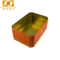 China Luxury Customized Double Layer Irregular Shape Mooncake Tin Box Custom Printed Metal Gift Packaging for sale