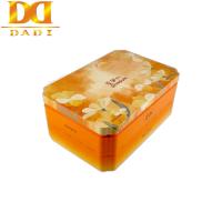 China Luxury Customized Double Layer Irregular Shape Mooncake Tin Box Custom Printed Metal Gift Packaging for sale