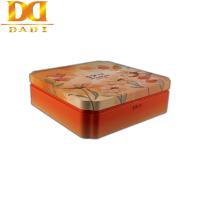 China Food Grade Double Layer Biscuit Tin Box for Mooncake Custom Shape Holiday Gift Cookies Snacks Biscuits Cake Irregular Packaging for sale