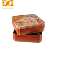 China Food Grade Double Layer Biscuit Tin Box for Mooncake Custom Shape Holiday Gift Cookies Snacks Biscuits Cake Irregular Packaging for sale