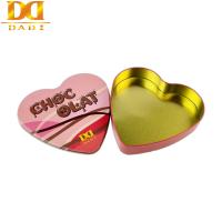 China Factory Supply Heart Shape Tin Box for Food Packaging Cookie Candy Chocolate Custom Logo Irregular for sale