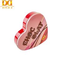 China Factory Supply Heart Shape Tin Box for Food Packaging Cookie Candy Chocolate Custom Logo Irregular for sale