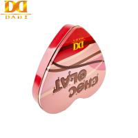 China Factory Supply Heart Shape Tin Box for Food Packaging Cookie Candy Chocolate Custom Logo Irregular for sale