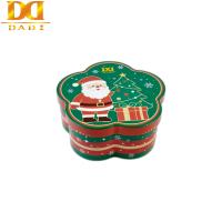China Christmas OEM Irregular Flowers Shape Tin Packaging Box for Chocolate Candy Cookie Customized Design for sale