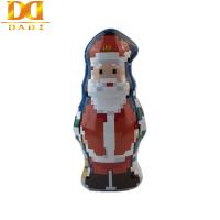 China Custom Irregular Santa Claus Shape Tin Box For Christmas Candy Cookie For Christmas Gift Packaging for sale