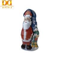 China Custom Irregular Santa Claus Shape Tin Box For Christmas Candy Cookie For Christmas Gift Packaging for sale