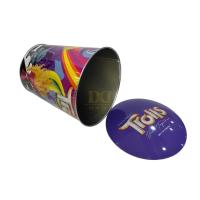 China Factory Direct Sale Reusable Popcorn Cup Metal Bucket Surface Customized Theme Festival Movie Cartoon Souvenir Tin Packing for sale