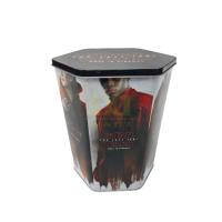 China Printed & Embossed Popcorn Tin Multi Scene Commercial Snack Hexagon Pails Wholesale Factory Direct Food Grade Bucket for sale