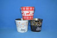 China Factory Best Sell OEM ODM Popcorn Tin Bucket With Embossed Logo Printing for sale