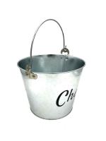 China Factory Wholesale OEM DADI Tin Beer Drink Buckets Handles Embossed / Printed Logo Wine Cooler Storage for Champagne Cocktails Bar for sale