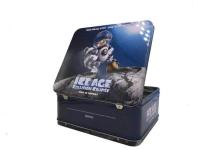 China DADI Rectangular Portable Box Tin Lunch Box with Handle Cartoon Printing Suitcase Box for sale