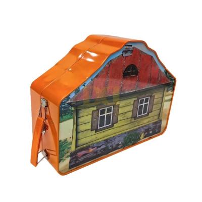 China DADI  Factory Direct Sale Custom Design and Printing Metal Tin Lunch Box with Handle for sale