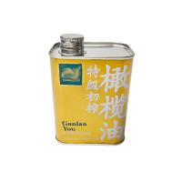 China Food Grade Spot Color Printing CMYK Olive Oil Cans Empty 500ml Leakproof Rust-proof Thickened Metal Tin Packaging Screw Cap Lids for sale