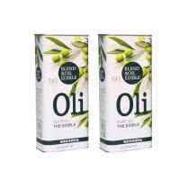 China 1L 1 Liter 34oz 1000ml Custom Capacity Olive Oil Tin Cans Square Metal Food Tin Rectangle Storage Container Oil Metal Tin Bottle for sale