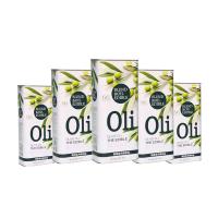 China Custom Empty 500ml 750ml 1L 3L Airtight Square Rectangular Olive Oil Tin Can Packaging Plastic Lids Handle Edible Oil Metal Cans for sale