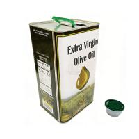 China Custom 4L 5L One Gallon Square Rectangle Tinplate Oil Tin Can Metal Packaging for Industrial Food Use Olive Cooking Oil for sale