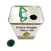 China Custom 4L 5L One Gallon Square Rectangle Tinplate Oil Tin Can Metal Packaging for Industrial Food Use Olive Cooking Oil for sale