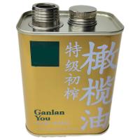 China DADI 1 Liter 1L Food Grade Extra Virgin Olive Oil Tin Can  Metal Cooking Oil Cans for sale