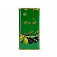 China Premium Olive Oil Tin Can Custom Printed 250ml 500ml 1L 1.5L 2L Metal Packaging for Extra Virgin Olive Oil Export Bulk Supply for sale