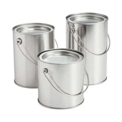China Tin Cans Small Round Metal Cans with Lid for Paint Packaging for sale