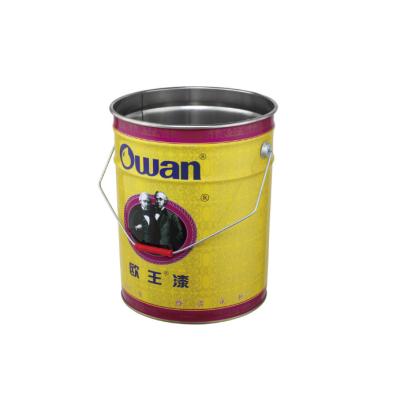 China OEM Round Metal Tin Can 1L  20L for Engine Oil , Candles , Paint & Chemical Packaging for sale