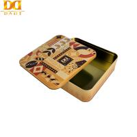 China Middle Eastern Style Custom Printed Food Grade Metal Tin Box for Luxury Dried Dates Gift Packaging for sale