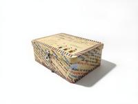 China Vintage Yellow Metal Tin Box with Custom Logo Printing - Rectangular Storage Tin for Gifts and Collectibles for sale