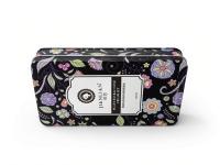 China Vibrant Floral Customized Rectangular Tin Box with Beautiful Botanical Design for Candy, Chocolate, Cookie with Inner Printing for sale