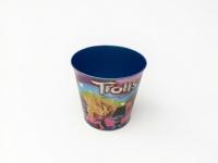 China Dadi Reusable Metal Popcorn Tin Bucket with Lid Durable Customized Design Storage for Popcorn Snacks Movie Nights for sale