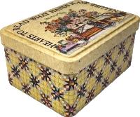 China DADI Custom Logo Tinplate Candy Snack Cake Gift Box for Food Packaging for sale