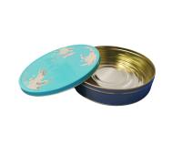 China DADI Custom Food Grade Metal Tin Cookie Box Mooncake Box Biscuit Box for sale