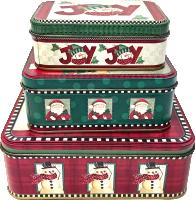 China DADI Custom Logo Tinplate Candy Snack Cake Gift Box for Food Packaging for sale