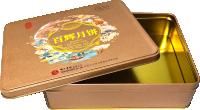 China The Best Design Cute Rectangle Biscuit Cookies Tin Box for sale