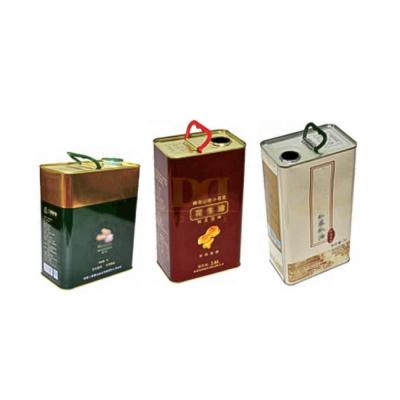 China DADI   1L Food Grade extra Virgin Olive Oil Tin Can  Metal Cooking Oil Cans for sale