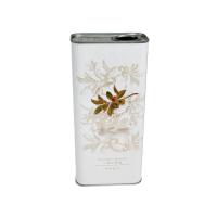 China DADI 500ML Food Grade extra Virgin Olive Oil Rectangle Tinplate Packaging Screw Cap Cooking Oil Can for sale